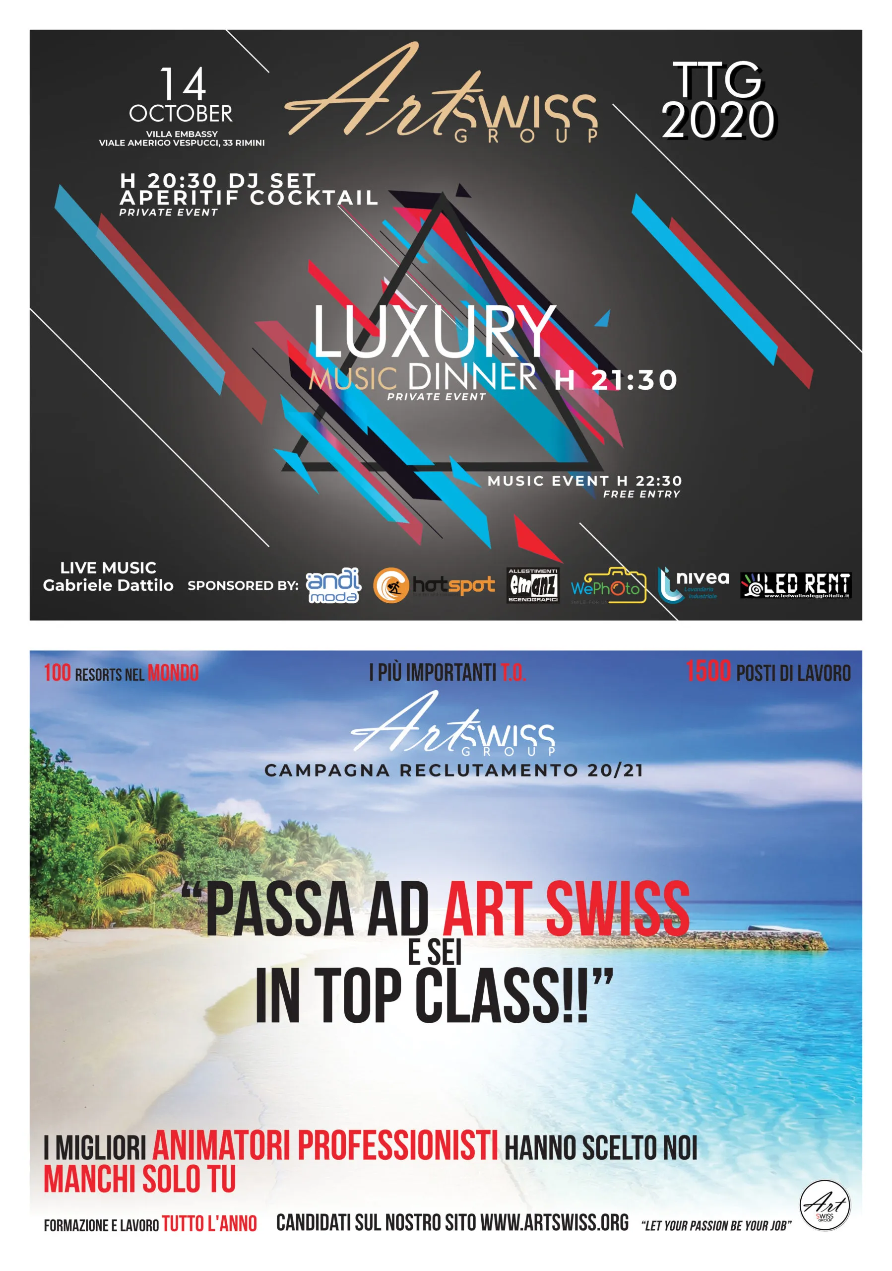 Art Swiss su TTG Magazine - Ottobre 2020 - Art Group