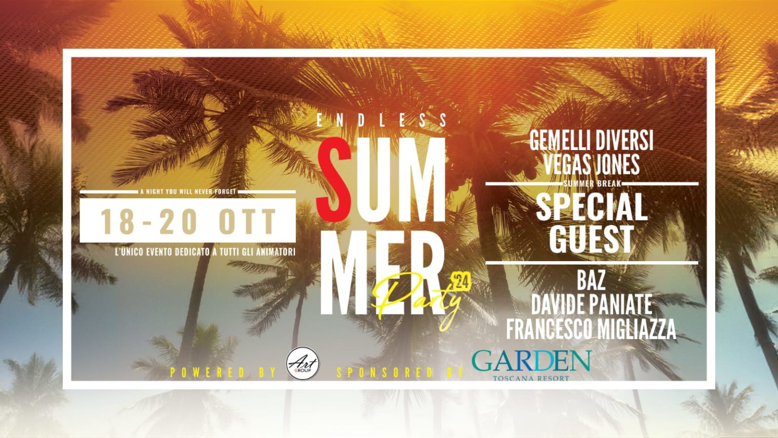 Endless Summer Party ’24: Non Puoi Mancare! - Art Group